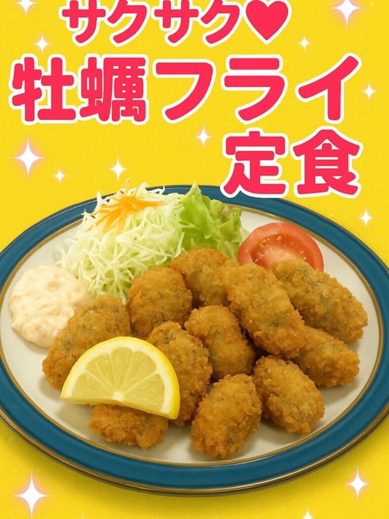 牡蠣の季節到来！倉敷の人気洋食店でも牡蠣フライ定食登場🦪 | KCTトクもりっ